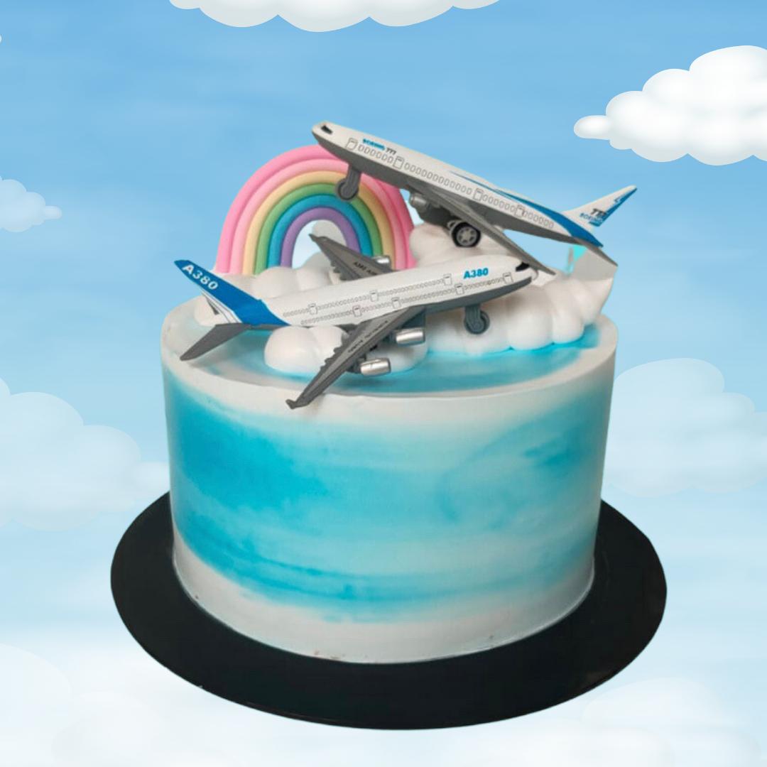 Halal-Certified Aeroplane Cake - Piece Of Cake
