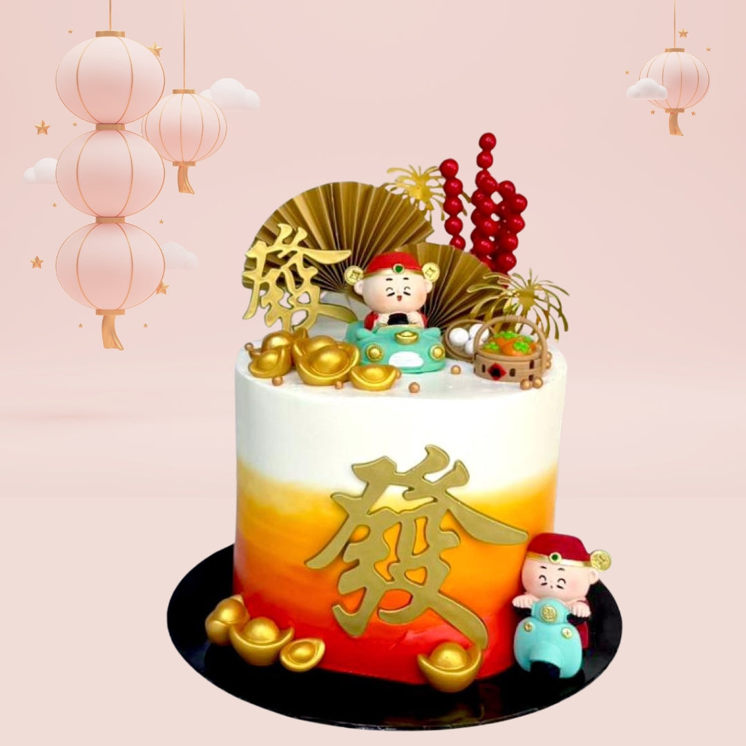 Halal-Certified Fortune Delivery Cake - Piece Of Cake