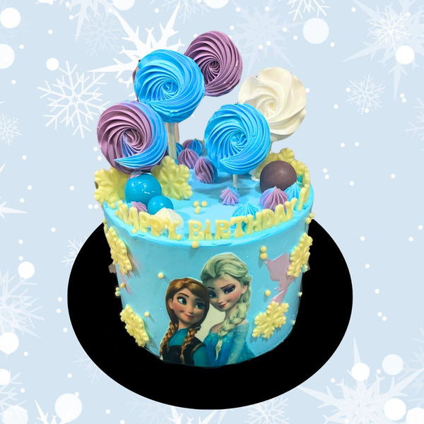 Halal-Certified Frozen Princess Bond Cake - Piece Of Cake