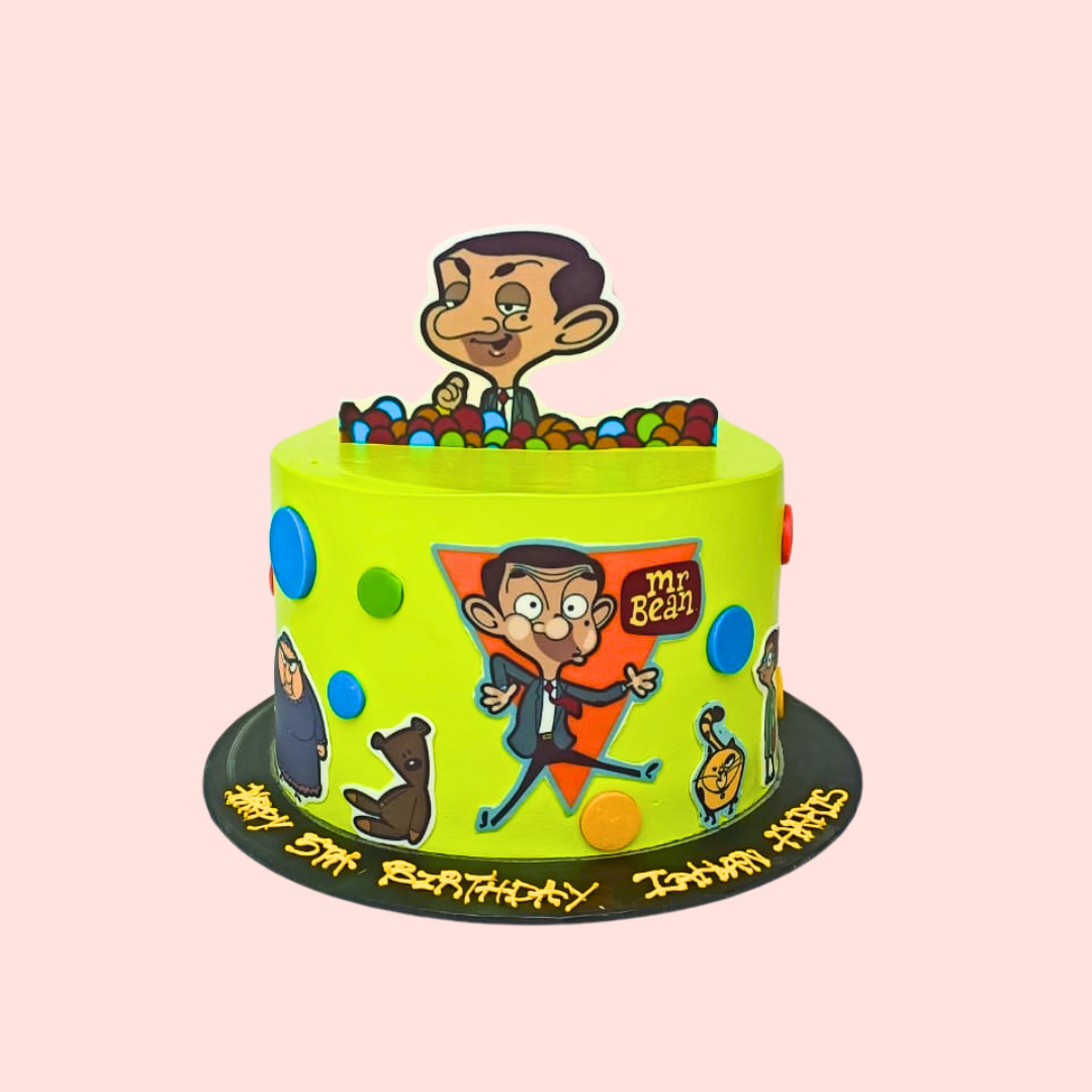 Halal-Certified Mr Bean Inspired Themed Cake - Piece Of Cake