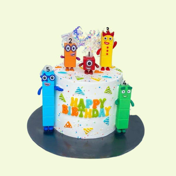 Halal-Certified Number Block Party Bonanza Cake - Piece Of Cake