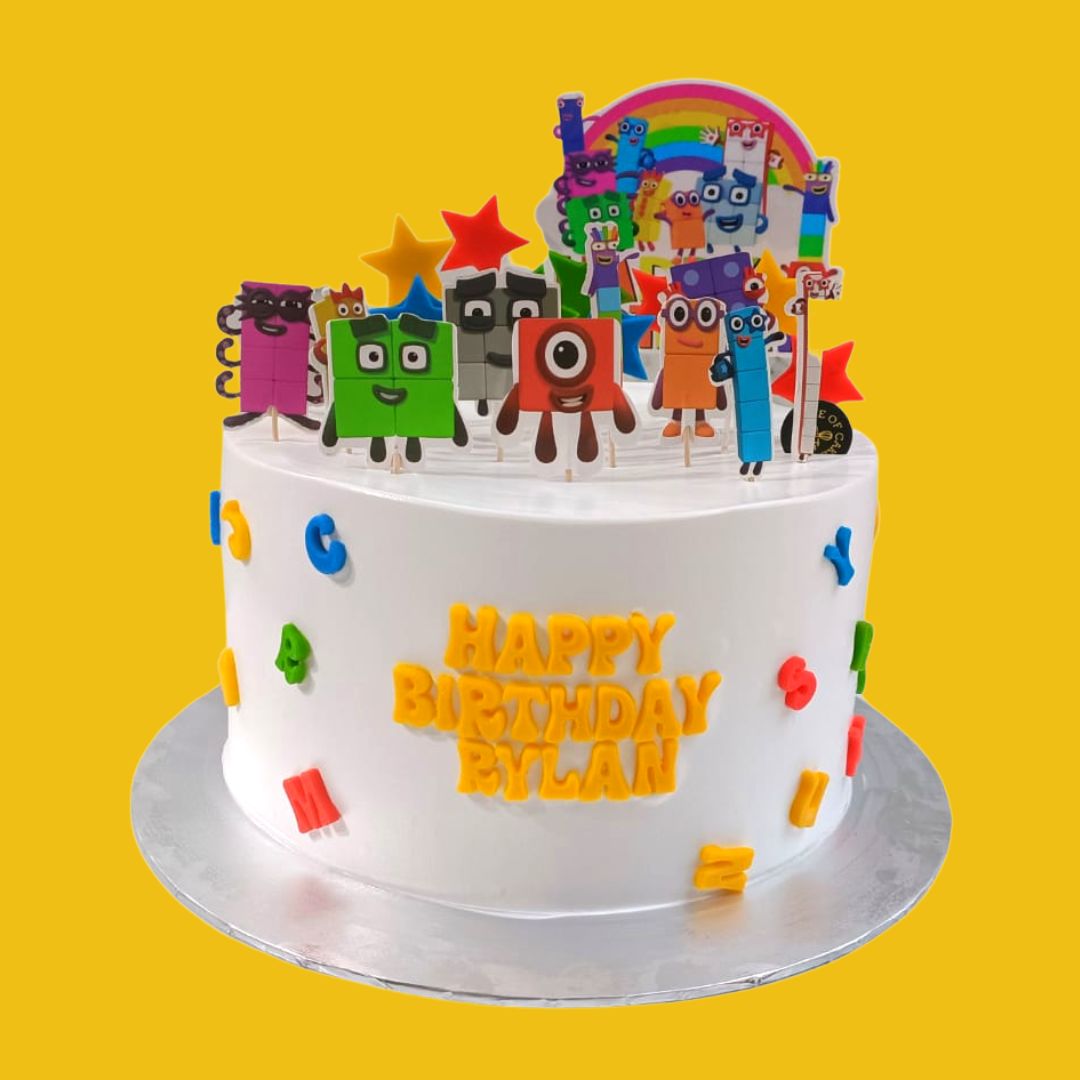 Halal-Certified Number Block Party Cake - Piece Of Cake
