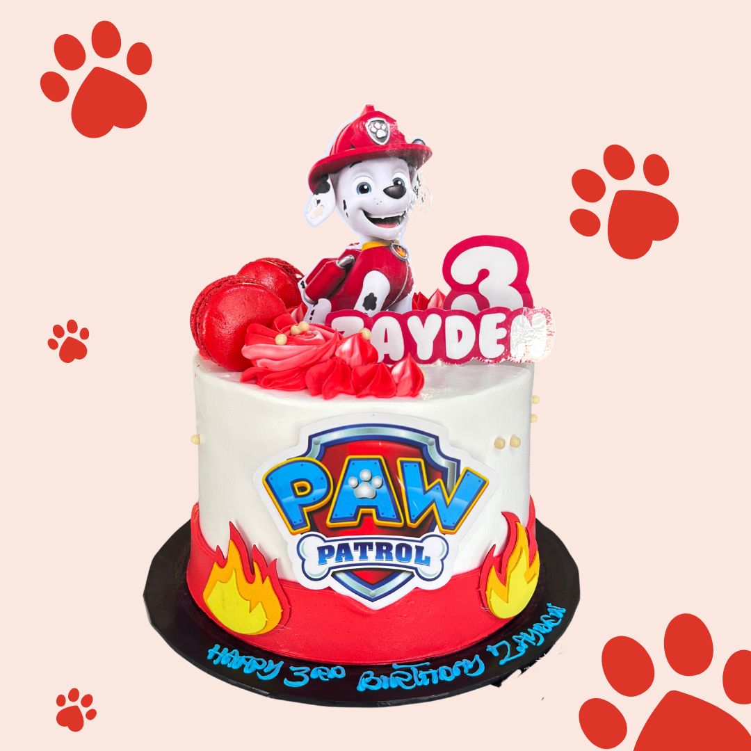 Halal-Certified Paw Patrol Marshell Cake - Piece Of Cake