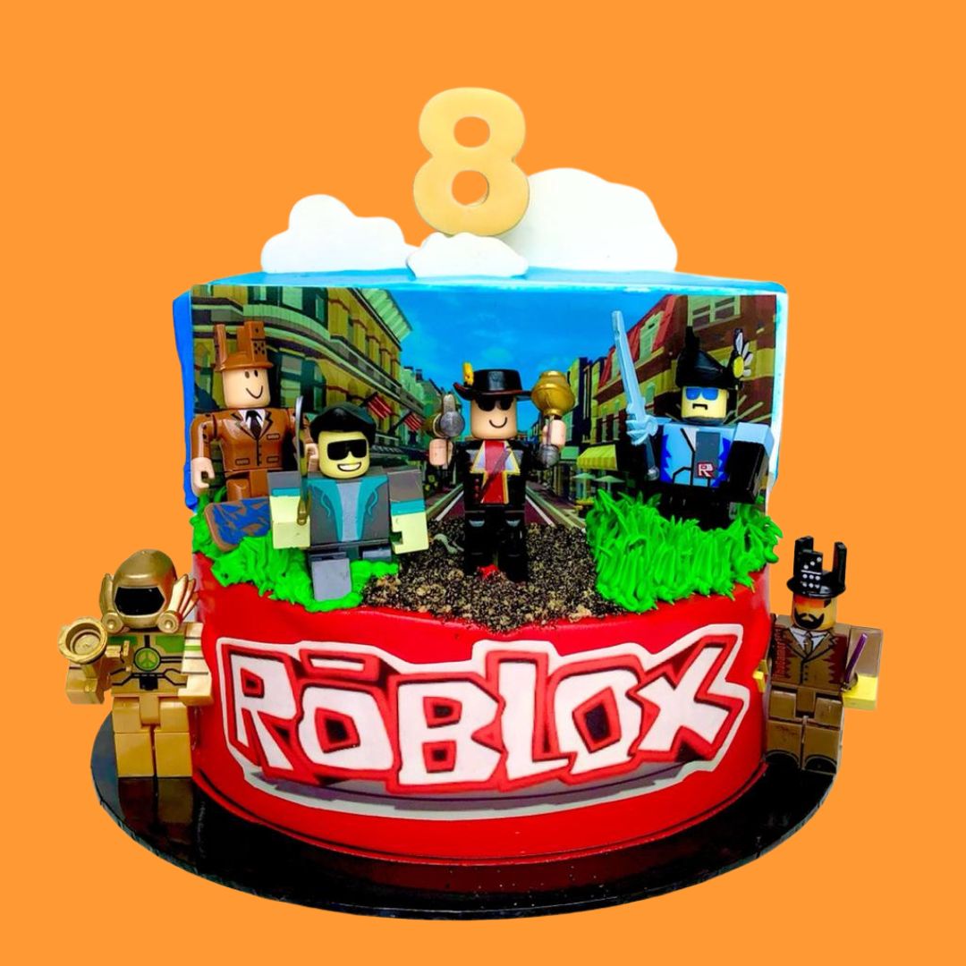 Halal-Certified Roblox Gameplay Cake - Piece Of Cake