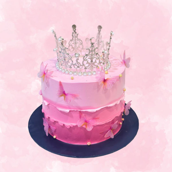 Halal-Certified Serene Butterfly Bliss Cake - Piece Of Cake