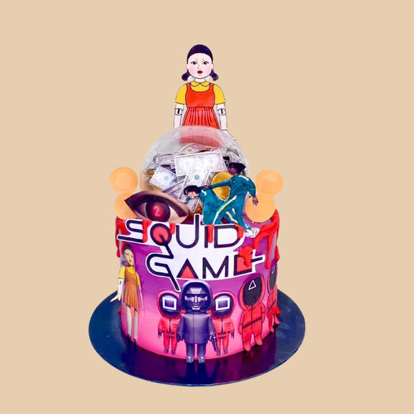 Halal-Certified Squid Game Showdown Cake - Piece Of Cake
