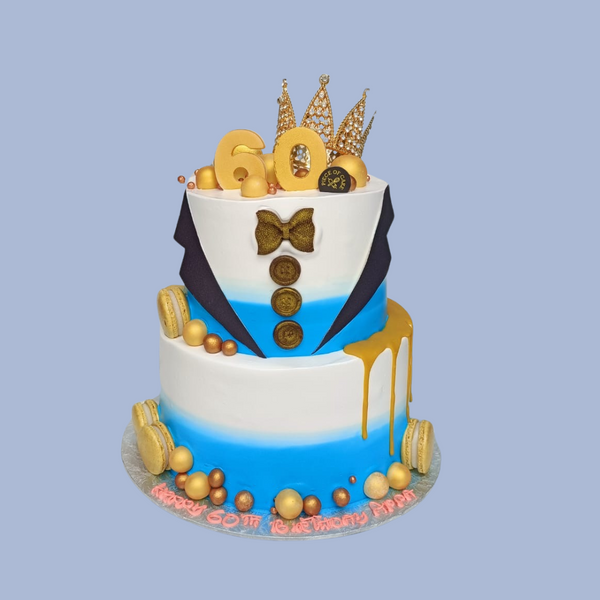 Halal-Certified Two-Tier Classic Charm Cake - Piece Of Cake