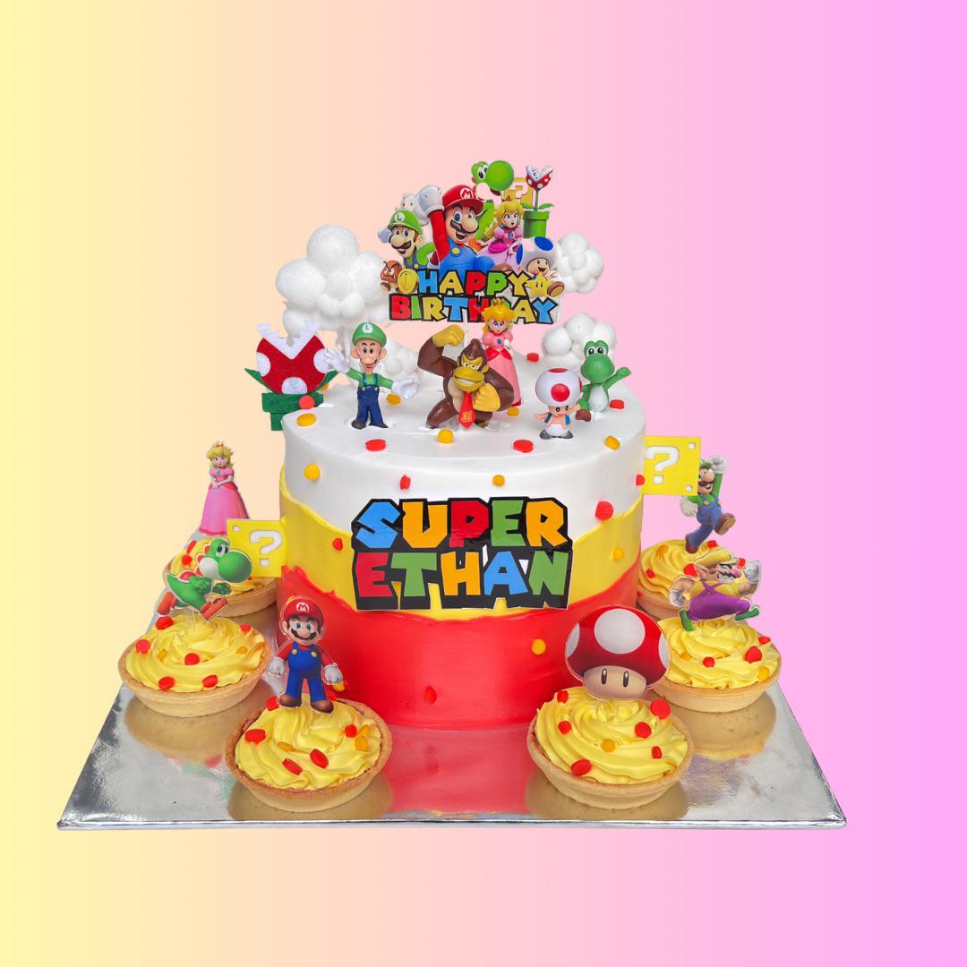 Halal-Certified Super Mario Tart Set - Piece Of Cake