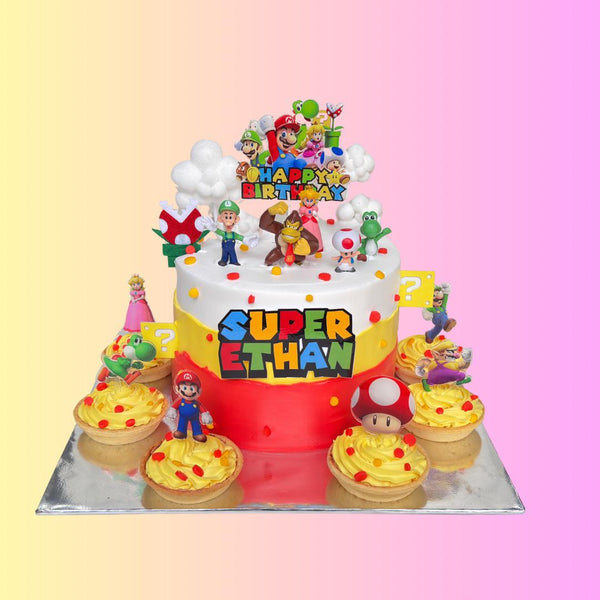 Halal-Certified Super Mario Tart Set - Piece Of Cake