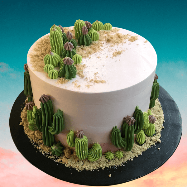 Halal-Certified Blossom Desert Cake - Piece Of Cake