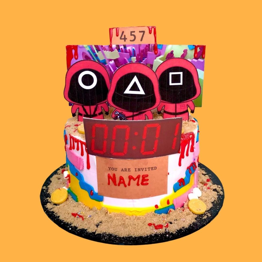 Player 457 Squid Game Cake - Piece Of Cake