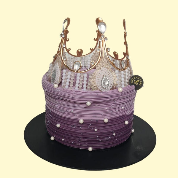 Halal-Certified Princess Violet Cake - Piece Of Cake